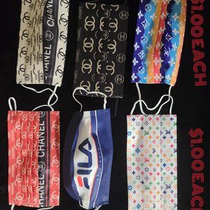 Accessories | 4 Pack Custom Print Disposable Face Masks | Poshmark
